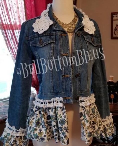 Bell Bottom Bleus | Jackets & Coats | Custom Denim Jacket | Poshmark